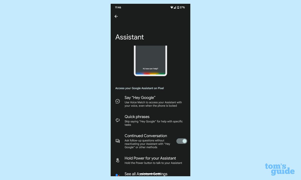 Google Pixel 7 — 11 features to enable and disable right away | Tom's Guide
