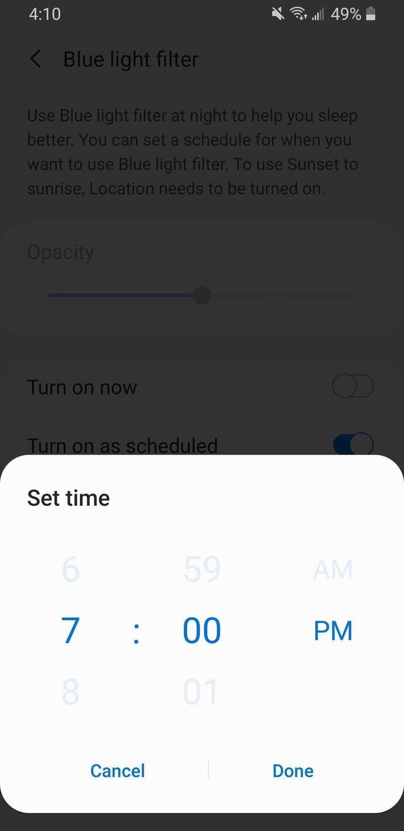 How to adjust the blue light filter on your Samsung Galaxy phone ...