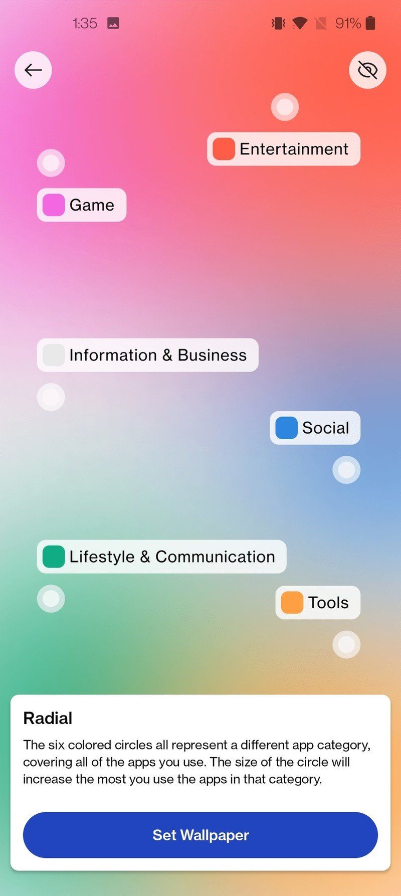 OnePlus' WellPaper app uses live wallpapers to visualize your daily ...