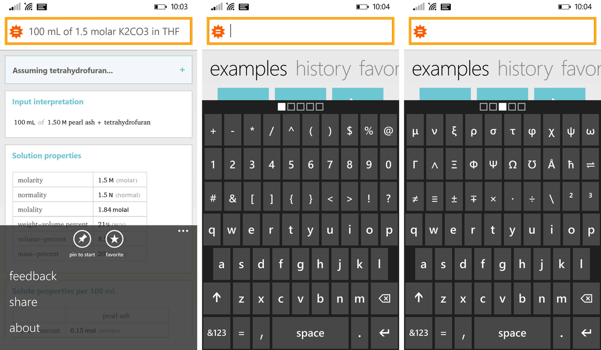 The WolframAlpha app for Windows and Windows Phone 8.1 can be a student ...