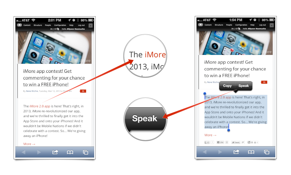 How to enable Speak Selection on iPhone and iPad | iMore