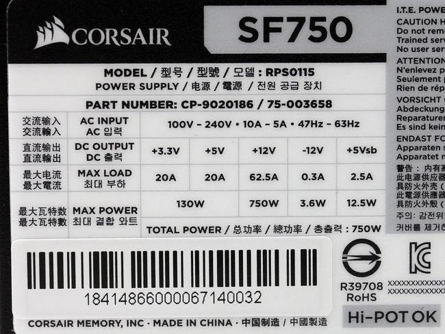 Corsair SF750 PSU Review: A Tiny Power Factory - Tom's Hardware | Tom's ...