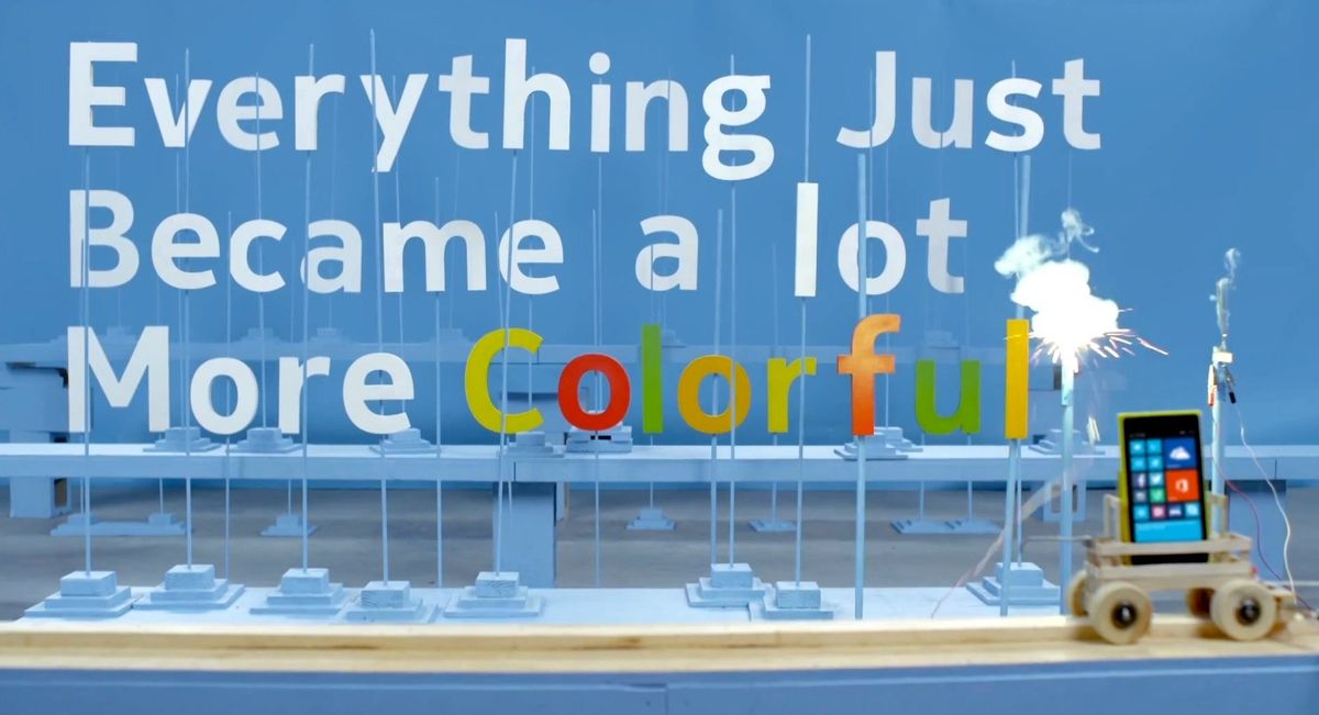 This is Microsoft's Nokia-powered Rube Goldberg machine in full ...