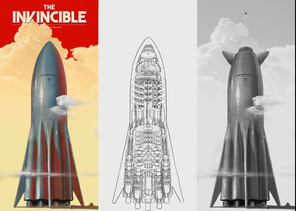Making The Invincible: how a love of Chris Foss and 1950s design ...