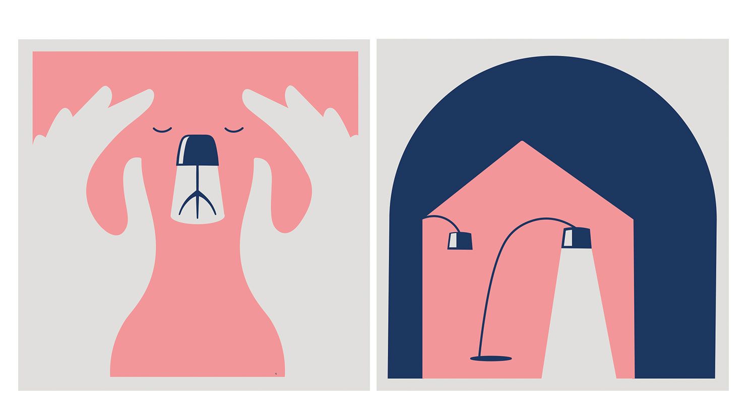 Noma Bar Foscarini illustrations interpret lighting designs | Wallpaper*