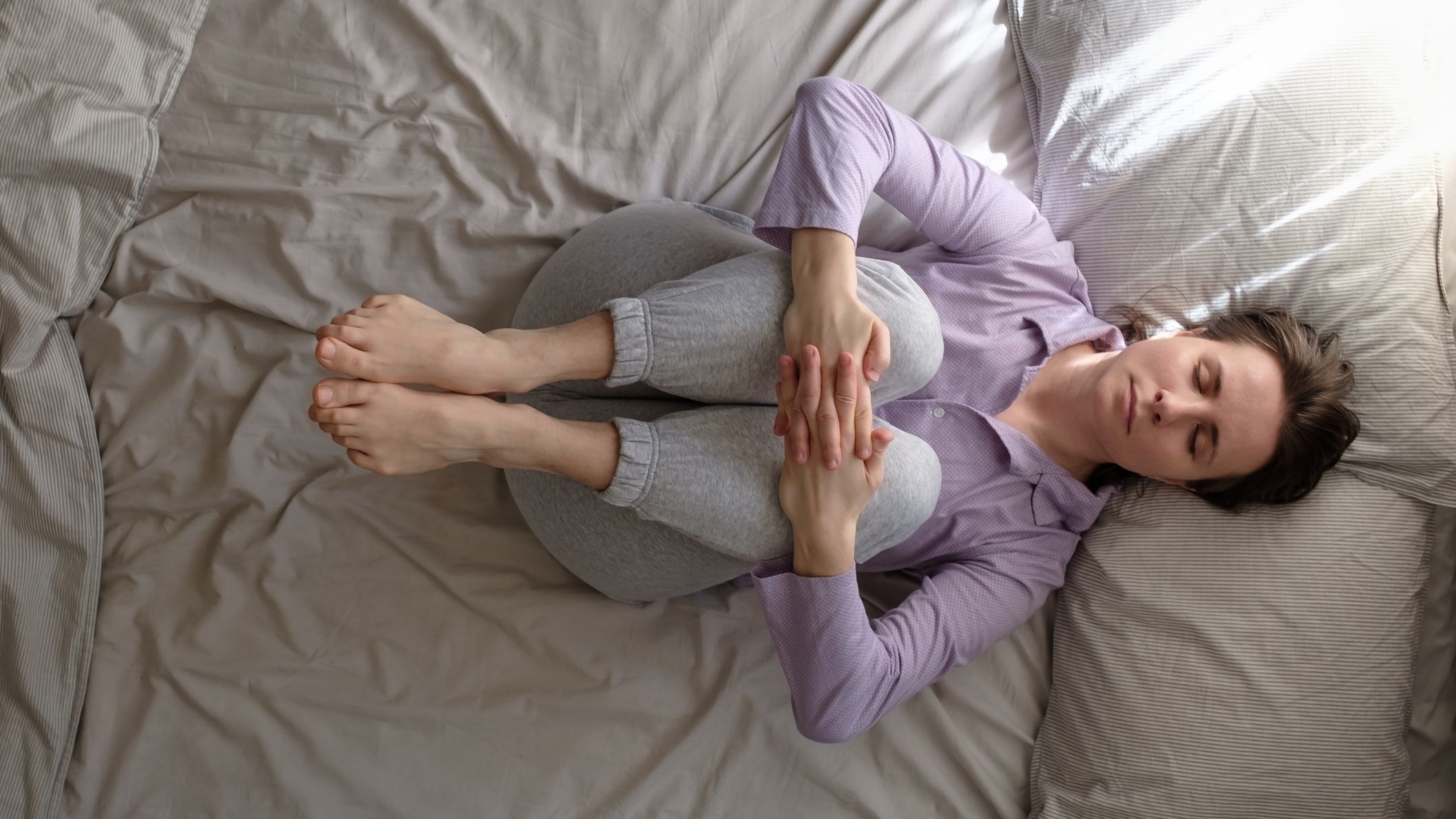 I’m a yoga therapist and I love doing these three poses in bed before ...