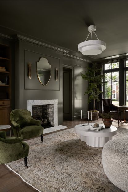Olive Green Living Rooms Regardless of Your Stance on Color | Livingetc