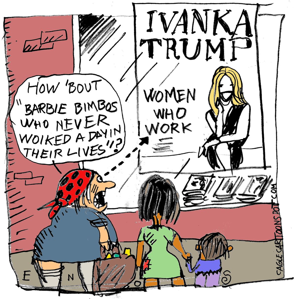 Editorial Cartoon U.S. Ivanka Trump new book Women Who Work | The Week