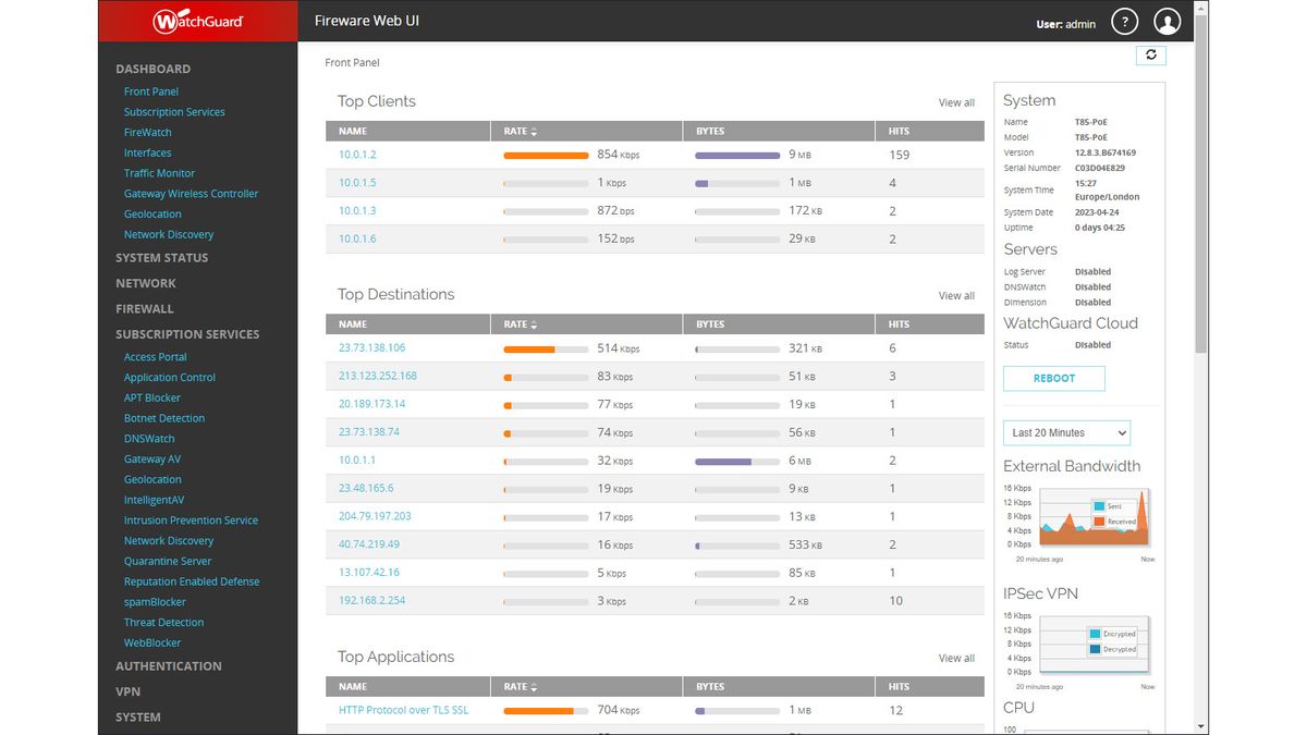 WatchGuard Firebox T85-PoE review | ITPro