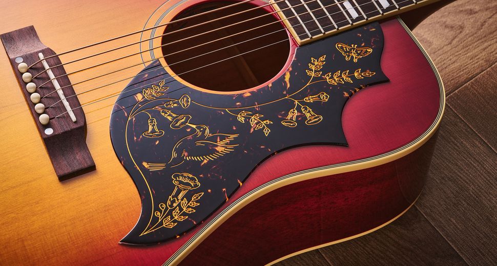 Epiphone Pre-War SJ-200 Rosewood Reissue, 1960 Hummingbird Reissue and ...
