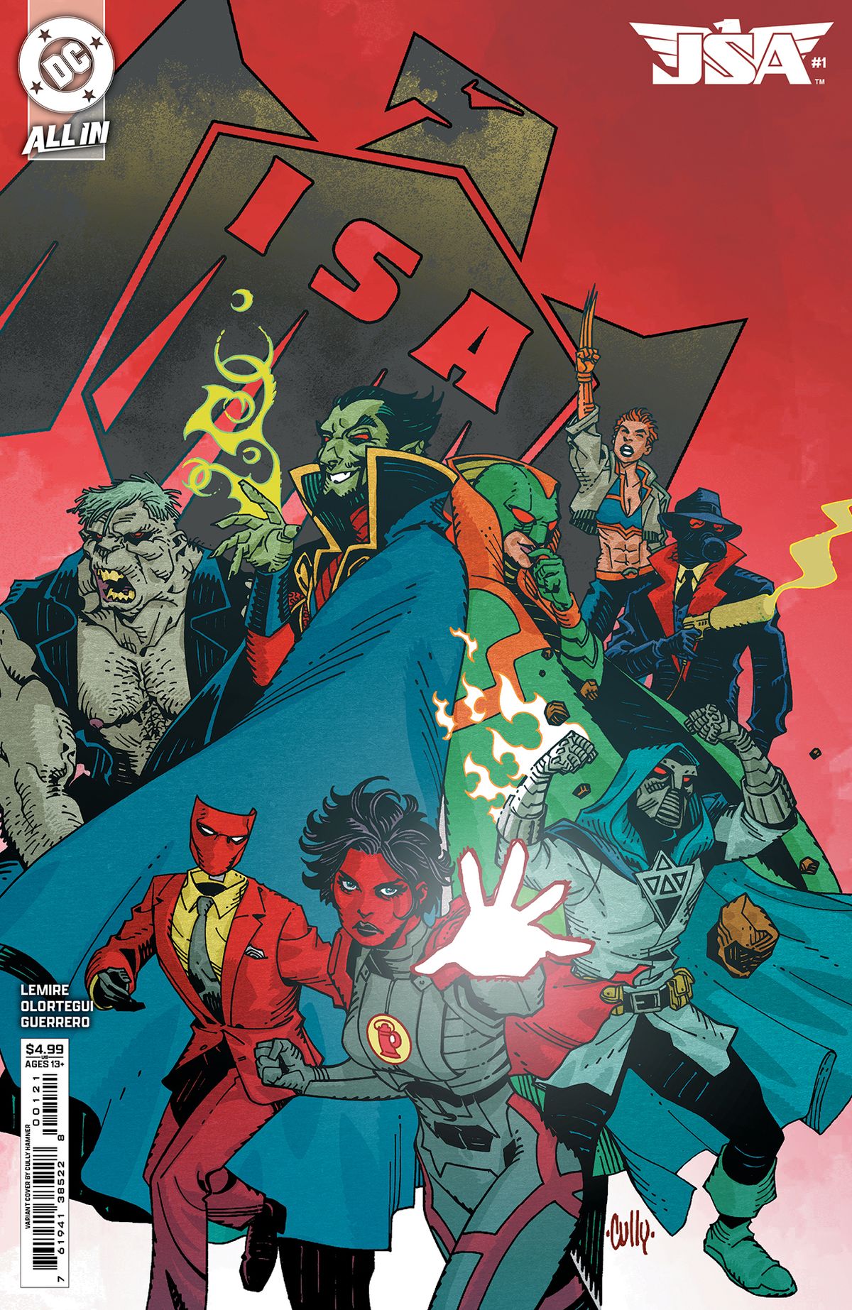 JSA's Jeff Lemire says a Justice Society/Justice League crossover is ...