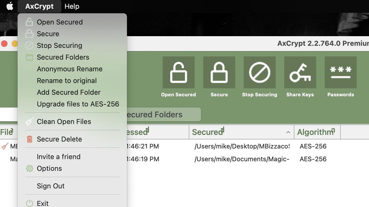 AxCrypt encryption tool review | TechRadar