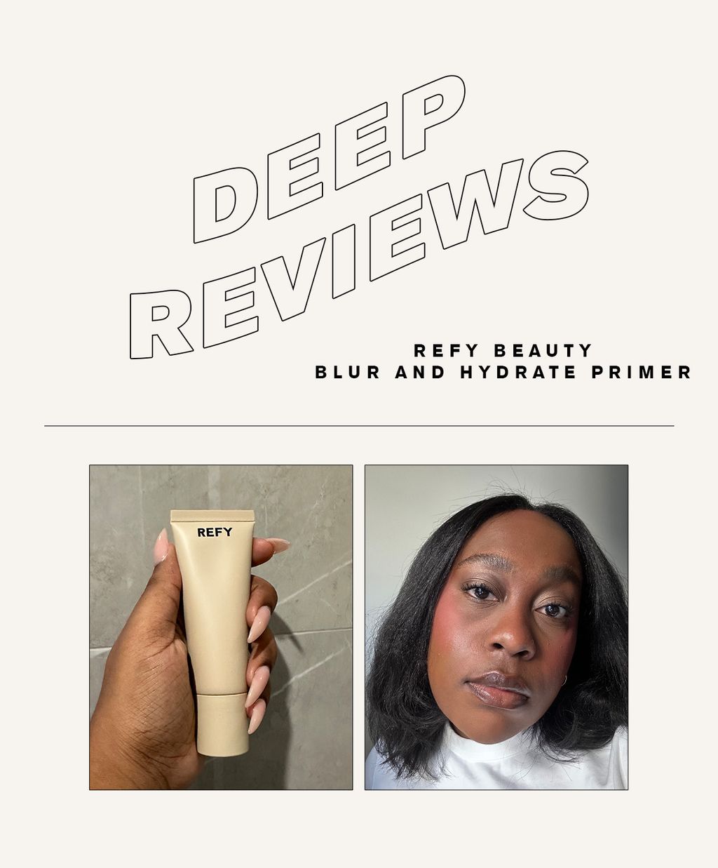 Reviewed: REFY Beauty's Blur and Hydrate Primer | Who What Wear