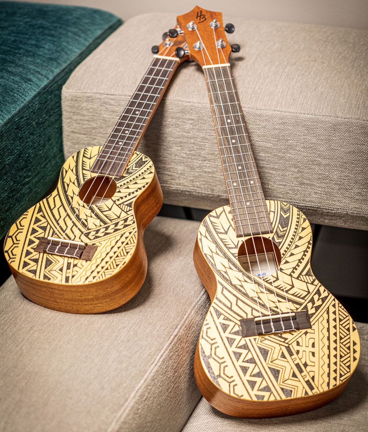Harley Benton launches two ukuleles adorned with Hawaiian tattoo-style ...