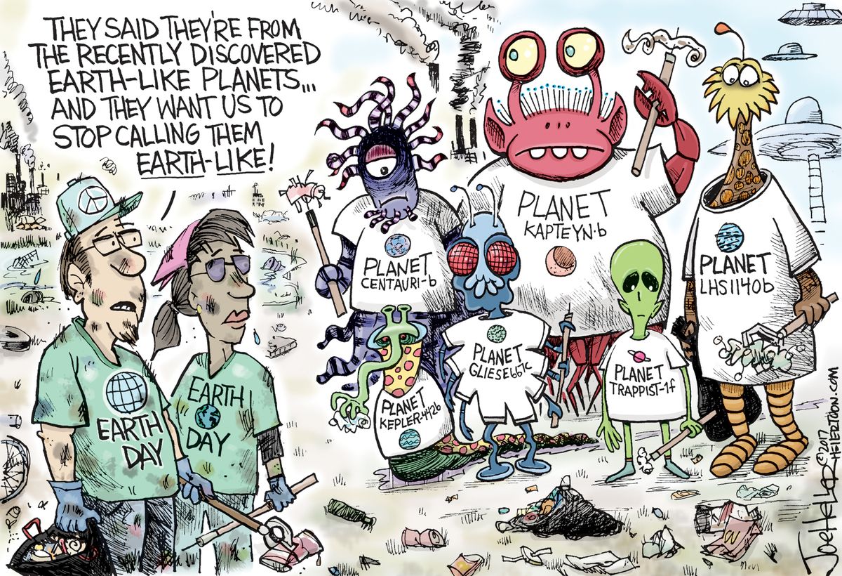 Editorial cartoon U.S. Environment Earth day | The Week
