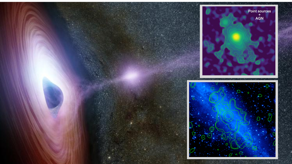 Scientists discover cosmic fossil created by erupting supermassive ...