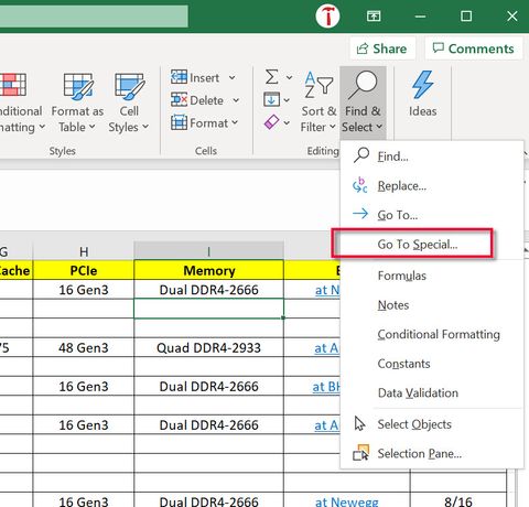 How to Delete Blank Cells in Excel / Google Sheets | Tom's Hardware