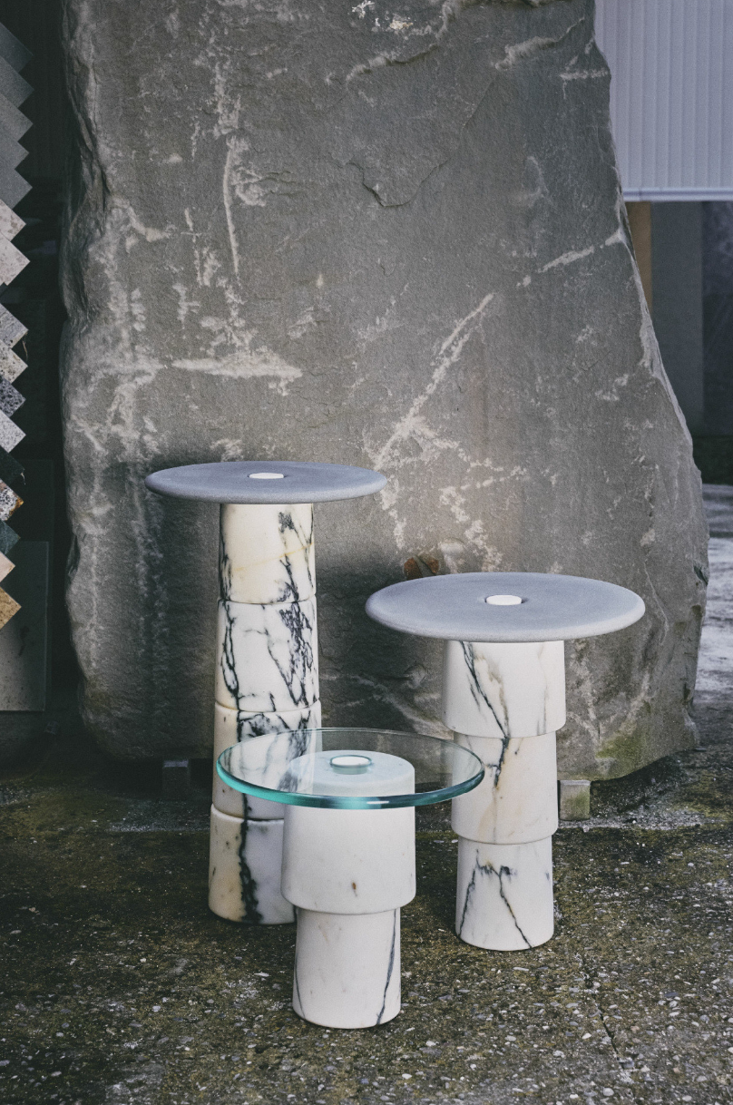 Modular marble furniture that adapts to living spaces | Wallpaper