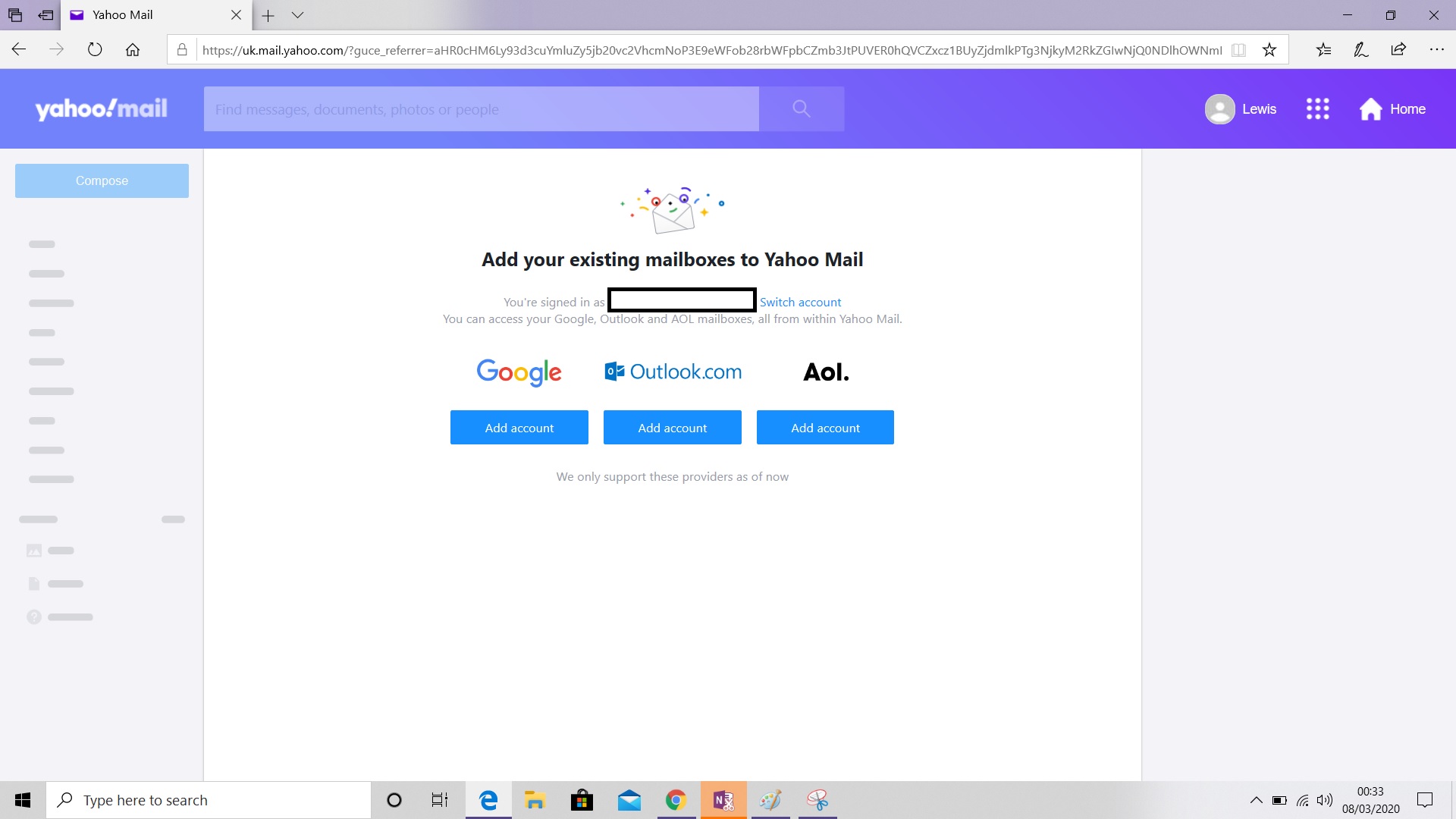 Looking For Yahoo Mail