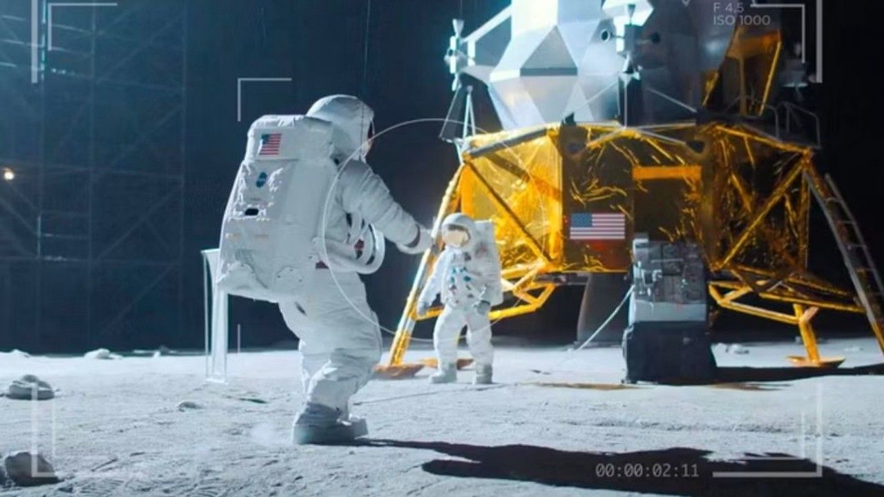 Is there a 'true' story behind the fake moon landing in 'Fly Me to the ...