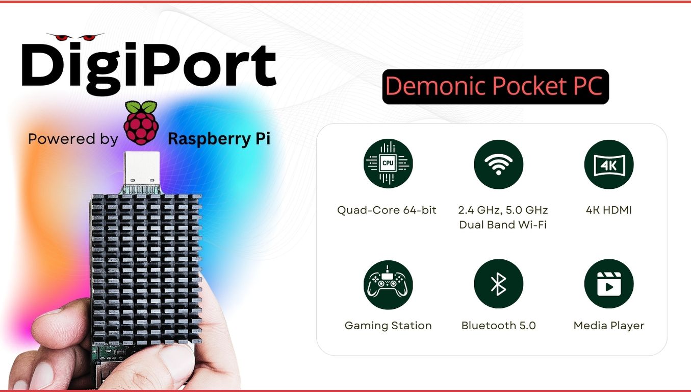 Raspberry Pi Compute Module 4 powered DigiPort 'Next-Gen Pocket PC ...