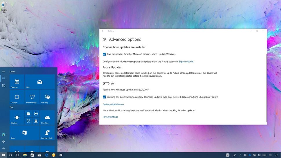 How To Allow Updates Over Metered Connections On Windows 10 Fall Creators Update Windows Central