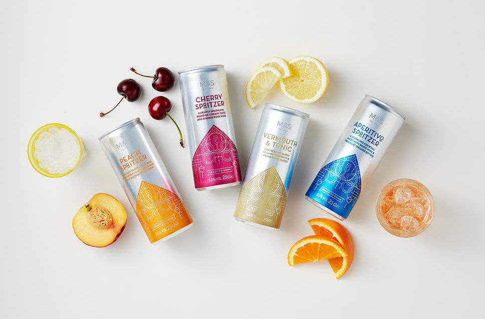 M&S launched four new cocktails in a can – including their version of ...