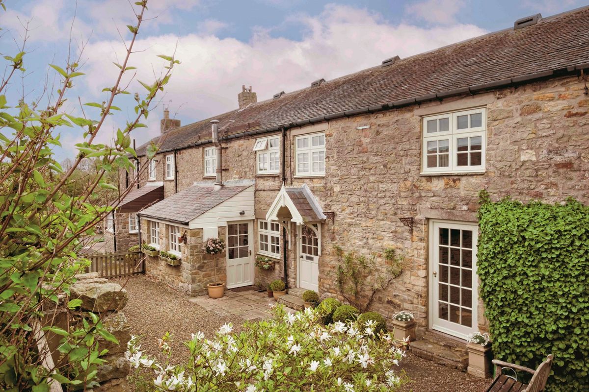 A charming stone barn conversion with glorious Tyne Valley views ...