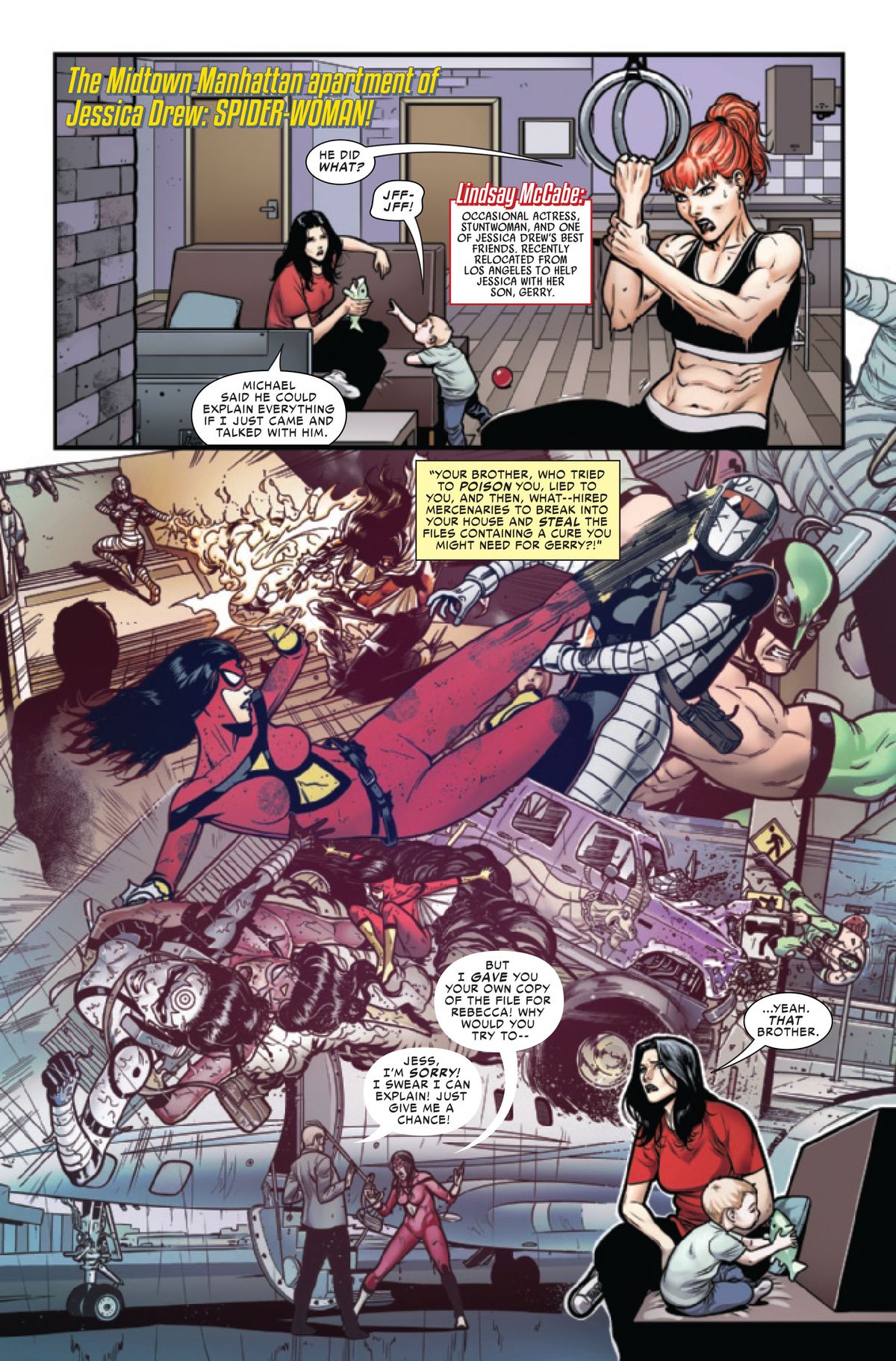 Spider-Woman prepares for a showdown with her brother in #14 preview ...