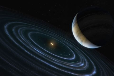 Bizarre alien world may be analog of our solar system's putative Planet ...