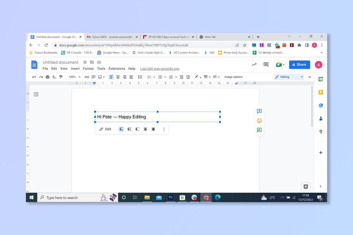 How to Insert text box in Google Docs | Tom's Guide