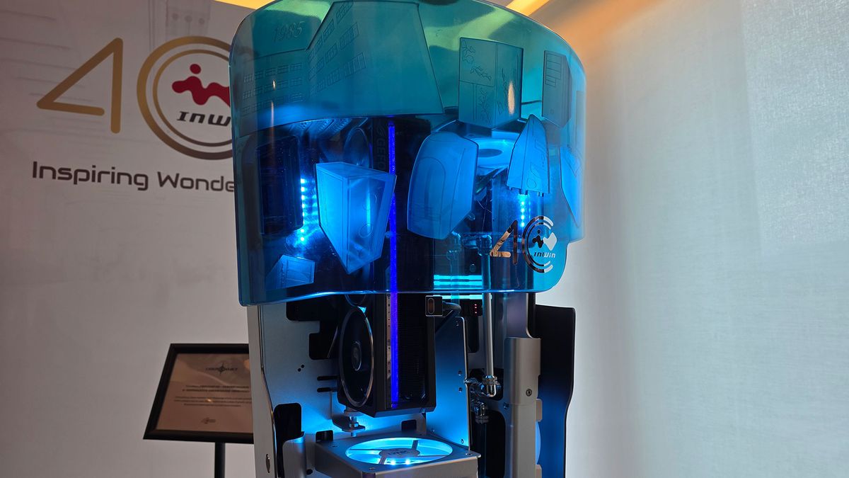 InWin celebrates 40 years with the ChronoMancy — futuristic 1.1m case ...