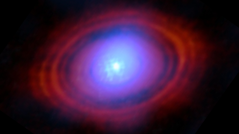 A baby star's planet-forming disk has 3 times more water than all of ...