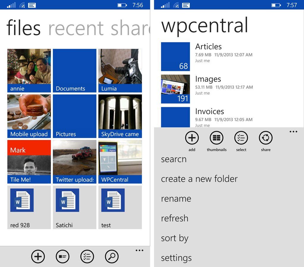 Hands on with the OneDrive 4.1 update for Windows Phone | Windows Central