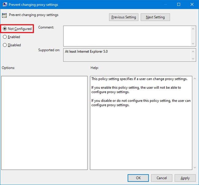 How to prevent users from changing proxy settings on Windows 10 ...
