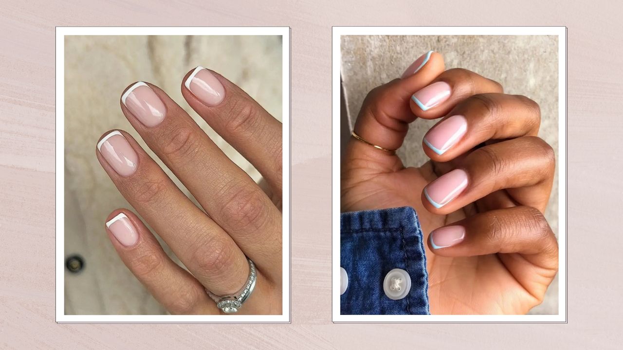 6 short square French tip nail ideas (yes, they're back) | Woman & Home