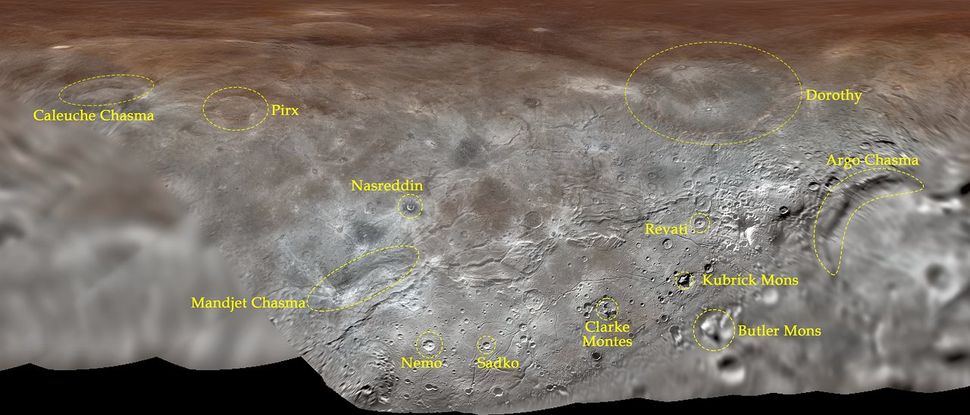 Landmarks on Pluto's Moon Charon Get Their First Official Names | Space