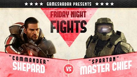 Friday Night Fights - Master Chief vs. Commander Shepard | GamesRadar+