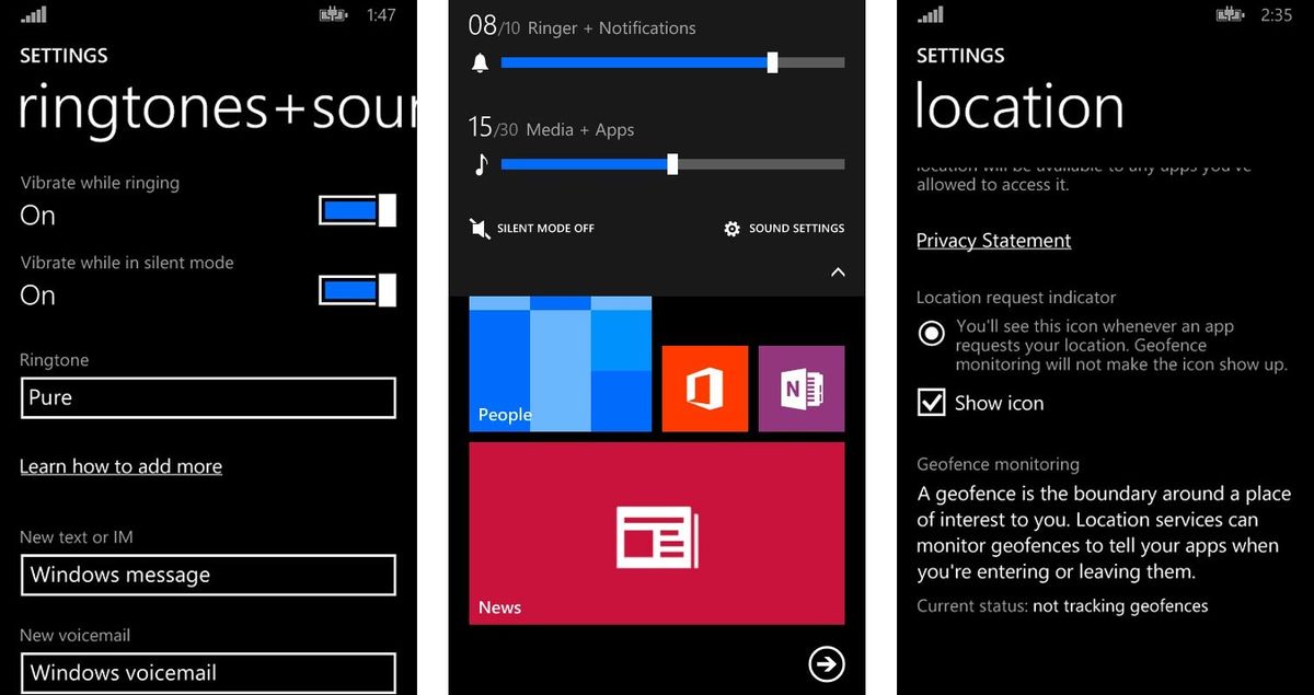 New Windows Phone 8.1 gallery shows off navigation bar and more ...