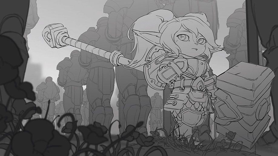 Illustrating a revamped League of Legends character | Creative Bloq