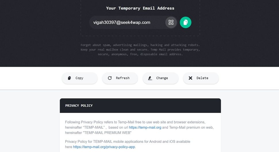 Temp Mail temporary email review | TechRadar