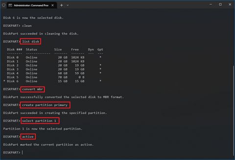 Use DiskPart to clean and format a drive that is not working on Windows ...