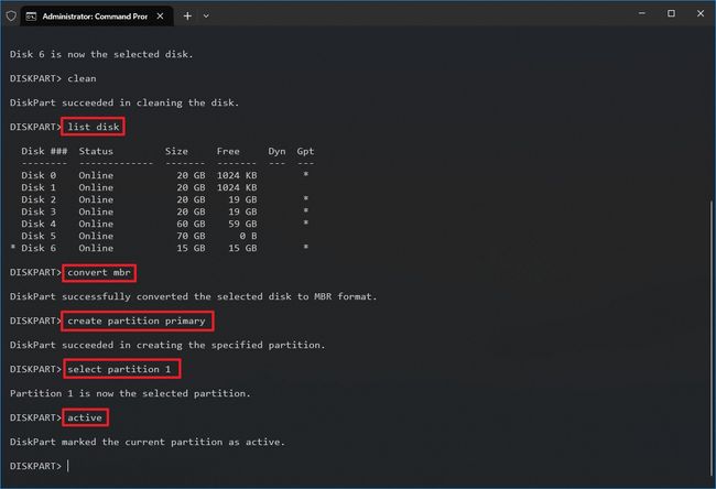 Use DiskPart to clean and format a drive that is not working on Windows ...