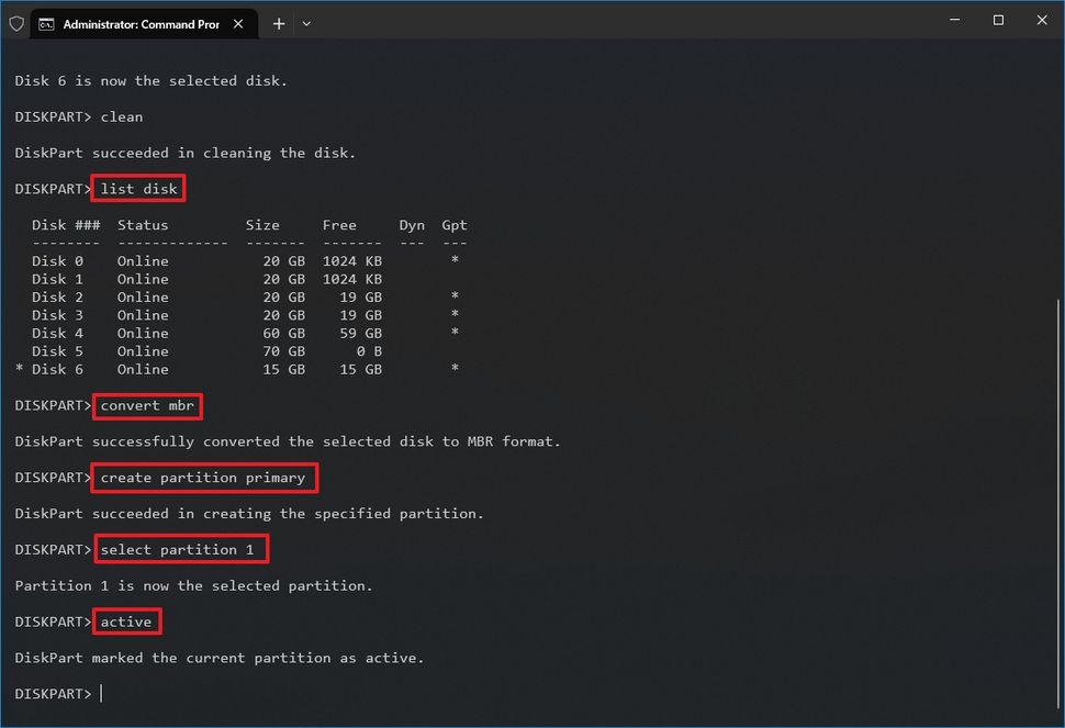 How to use DiskPart to clean and format drive not working on Windows 10 ...