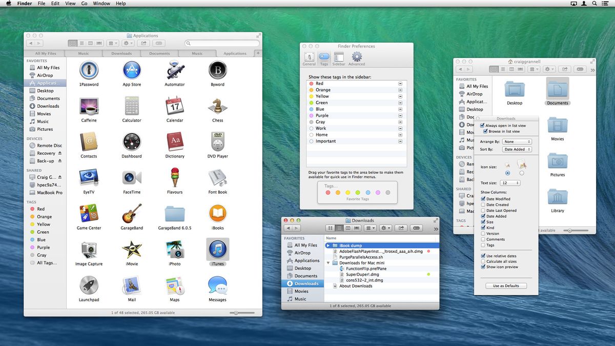 Finder, Safari and Keychain - OS X 10.9 Mavericks review - Page 2 ...