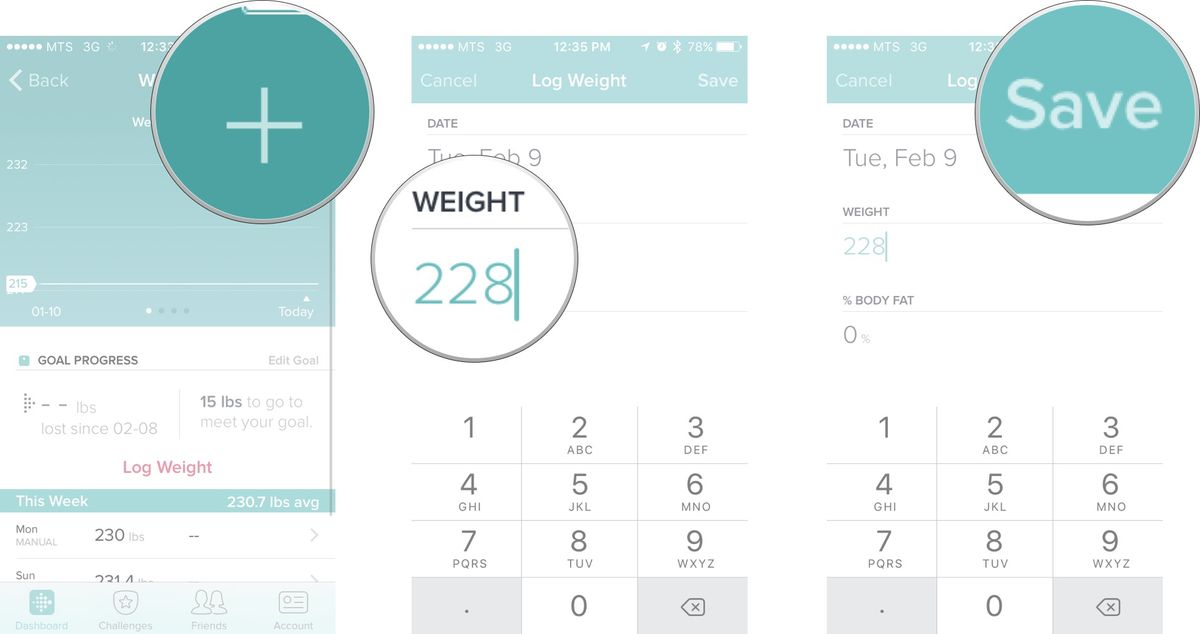 How to view your progress on the Dashboard with Fitbit for iPhone and ...