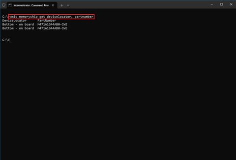 How to get full PC memory specs (speed, size, type, part number, form ...