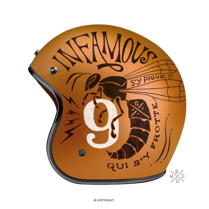 Illustrated biker helmets bring creativity to safety | Creative Bloq