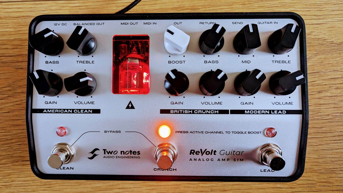 Two Notes ReVolt Guitar Analog Amp Sim pedal review | MusicRadar