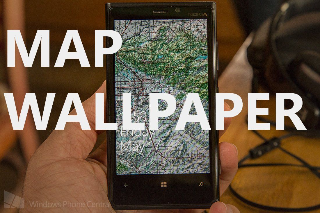 Map Wallpaper lets you get your location at a glance | Windows Central